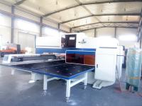 China Repositioning Cnc Punching Machine With Amada Tools Turret Punching Fanuc Control for sale