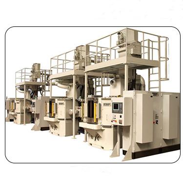 China High Performance Wire Mesh Shot Blasting Machine Compact Design For LPG Cylinder for sale