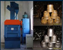 China Proven Latch Shape Tumble Blast Machine , Shot Blast Cleaning Equipment Optimum Rolling for sale