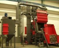 China Rust Removing Tumble Belt Shot Blasting Machine Single Or Interlocked Operation for sale