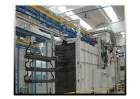 China Spinner Hanger Shot Blasting Machines , Wheel Blasting Machine For Aluminium Cars Rims for sale