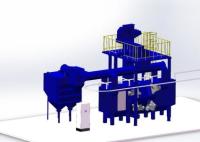China Q38/Q48 Double Route Hanger Type Shot Blasting Machine Auto Cleaning Type for sale