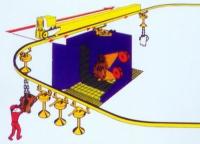 China Heavy Duty Automatic Shot Blasting Machine , Shot Blast Cleaning Equipment For Forging Parts for sale