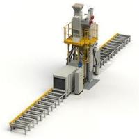 China U - Steel Roller Conveyor Shot Blasting Machine Remove Oxide Layers / Welding Slag for sale