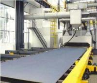 China Electrical Roller Conveyor Shot Blasting Machine With Painting For Steel Pipe Surface Improving for sale