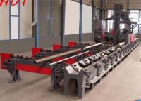 China Roller Conveyor Steel Pipe Sand Blasting Machine / Pipeline Cleaning Equipment for sale