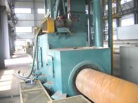 China Roller Conveyor Pipe Sandblasting Equipment For Petrochemical Engineering for sale