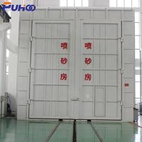 China High Efficiency Shot Blasting Booth / Painting Room Manually Sandblasting Type for sale