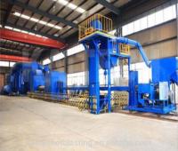 China Professional Steel Pipe Shot Blasting Machine , Industrial Sand Blasting Machine One Year Warranty for sale