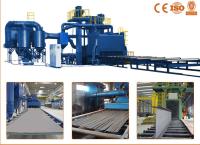 China Electrical Roller Conveyor Shot Blasting Machine With Painting For Steel Pipe Surface Improving for sale
