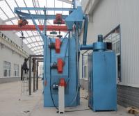China Spinner Hanger Shot Blasting Machines , Blast Cleaning Machine Compact Structure for sale