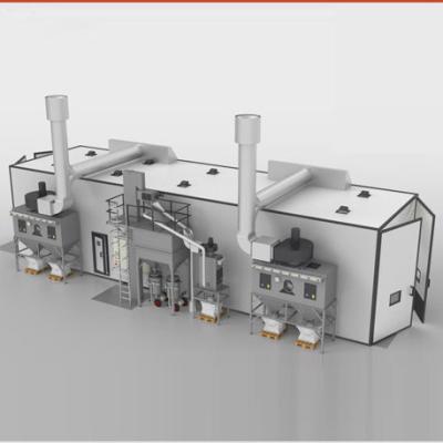 China Q2610 Mechanical Recovery Sand Blasting Room , Large Blast Cabinet Remove Rusty Layer for sale