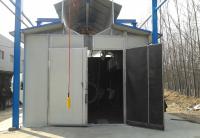 China Environmental Protection Shot Blasting Booth With Dust Removal System / Lighting Device for sale