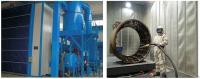 China High Efficiency Grit Blasting Room , Industrial Sandblast Cabinet Electric Control for sale