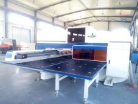 China Popular Cnc Punch Press Machine , Sheet Metal Perforating Machine Rotary Tooling Stations for sale