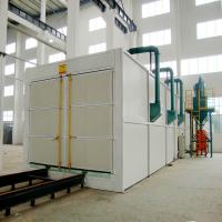 China Dust Cleaning Sand Blasting Room Abrasive Blast Cabinet Customized Power for sale