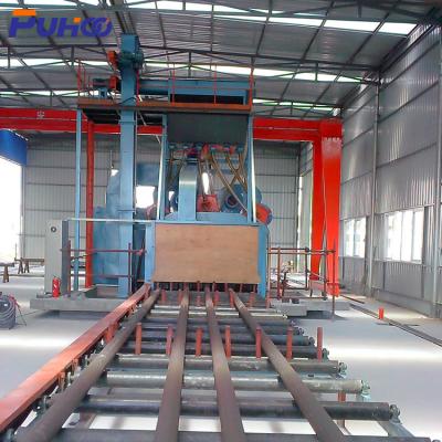 China Electric Pipe Sand Blasting Machine Pipe Cleaning Machine Environmental Friendly for sale