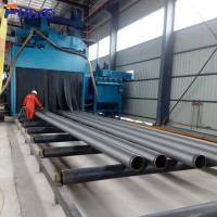 China Electric Pipe Sand Blasting Machine Pipe Cleaning Machine Environmental Friendly for sale