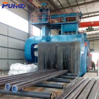 China Electric Pipe Sand Blasting Machine Pipe Cleaning Machine Environmental Friendly for sale