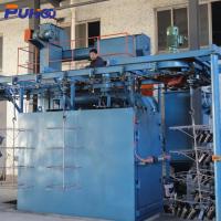 China Overhead Chain Hanger Type Shot Blasting Machine Industrial Shot Blaster High Efficiency for sale