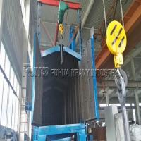 China Rotary Hook Shot Blasting Machine For Small Metal Pendant / Steel Plate Workpiece for sale
