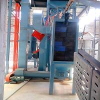 China Rotary Hook Shot Blasting Machine For Small Metal Pendant / Steel Plate Workpiece for sale
