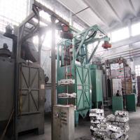 China Rotary Hook Shot Blasting Machine For Small Metal Pendant / Steel Plate Workpiece for sale