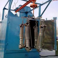 China Rotary Hook Shot Blasting Machine For Small Metal Pendant / Steel Plate Workpiece for sale