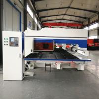 China Industrial Cnc Hydraulic Plate Punching Machine For Sheet Metal 3 - 4 Control Axis for sale