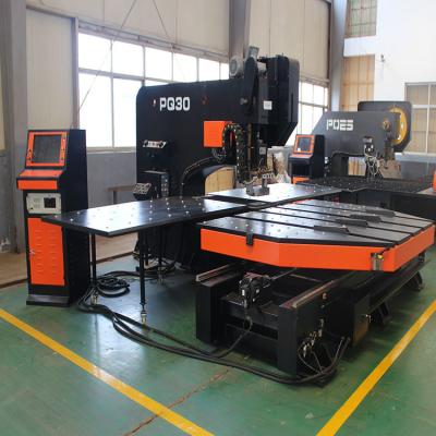 China 6mm Thickness CNC Punching Machine Hydraulic Hole Punch Machine High Feeding Accuracy for sale