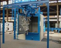 China Customizable Hook Type Shot Blasting Machine Low Noise Electric Fuel Steel Structural for sale