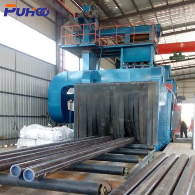 China Industrial Type Steel Pipe Shot Blasting Machine Environmental Friendly for sale