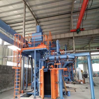 China Hanging Chain Vertical Shot Blasting Machine For Liquefied Gas Cylinders for sale
