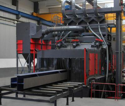China Cleaning Roller Conveyor Shot Blasting Machine for sale