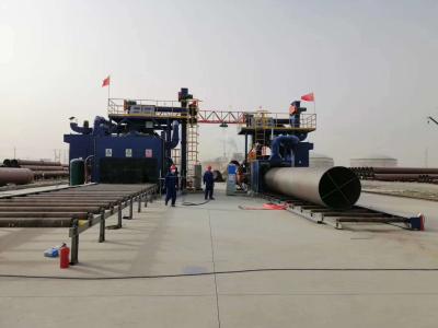 China Roller Steel Shot Blasting Machine Abrator H Beam Shot Blasting Machine For Cleaning Rust for sale