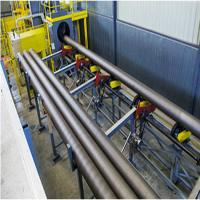 China Qg Series Shot Blast Cleaning Machine Steel Pipe Inner And Outer Wall Customized Power for sale