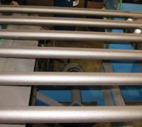 China Grit Blasting Steel Pipe Sand Blasting Machine Customized Power High Efficiency for sale