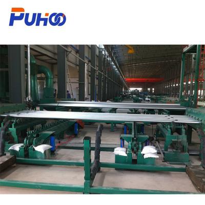 China Grit Blasting Steel Pipe Sand Blasting Machine Customized Power High Efficiency for sale