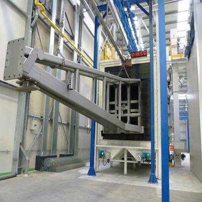 China Industrial Hanger Type Shot Blasting Machine for sale