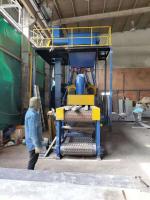 China Pass Through Mesh Belt Shot Blasting Machine For Stone And Steel Cleaning for sale