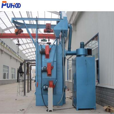 China Spinner Hoist Hook Type Shot Blasting Machine for sale