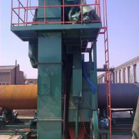 China Outer Wall Roller Conveyor Steel Pipe Shot Blasting Machine for sale