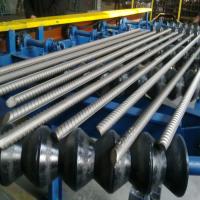 China Outer Wall Roller Conveyor Steel Pipe Shot Blasting Machine for sale