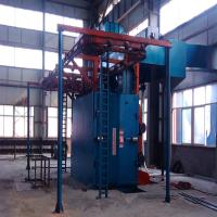 China Q38  Lpg Gas Cylinder CE Hanger Type Shot Blasting Machine for sale
