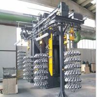 China Q38  Lpg Gas Cylinder CE Hanger Type Shot Blasting Machine for sale