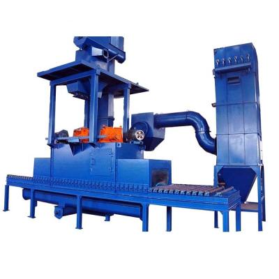 China Q69 6m/Min Roller Conveyor Shot Blasting Machine For Steel Plate for sale