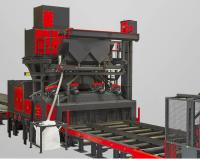 China Q69 6m/Min Roller Conveyor Shot Blasting Machine For Steel Plate for sale