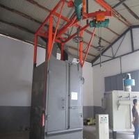 China Hanger Hook Type Shot Blasting Machine For Truck Construction Agriculture Machine Parts Cleaning for sale