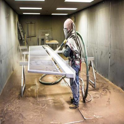 China 7*3.5*2.5m Automatic Recycling Sand Blasting Room / Shot Blasting Booth for sale