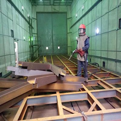 China 7*6*4m Sablage Chambre Sand Blasting Room Sandblasting Booth for sale